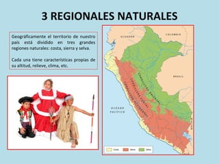 GEOMORFOLOGÍA DEL TERRITORIO PERUANO | PPT
