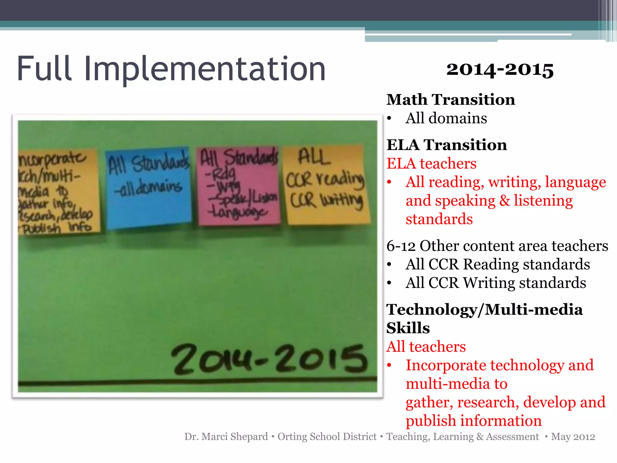 Common Core State Standards English Language Arts | PPTX | Professional ...