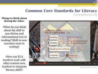 CCSS Literacy Standards | PPTX