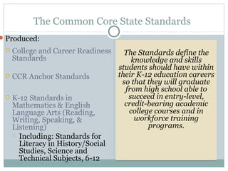 Common Core Training | PPT