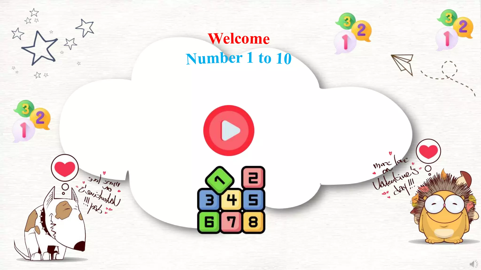 Learn English number 1 to 10 | PPTX