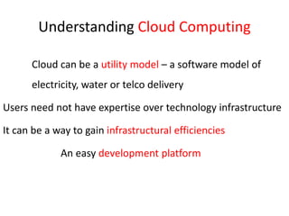 Cloud Computing 101 | PPT