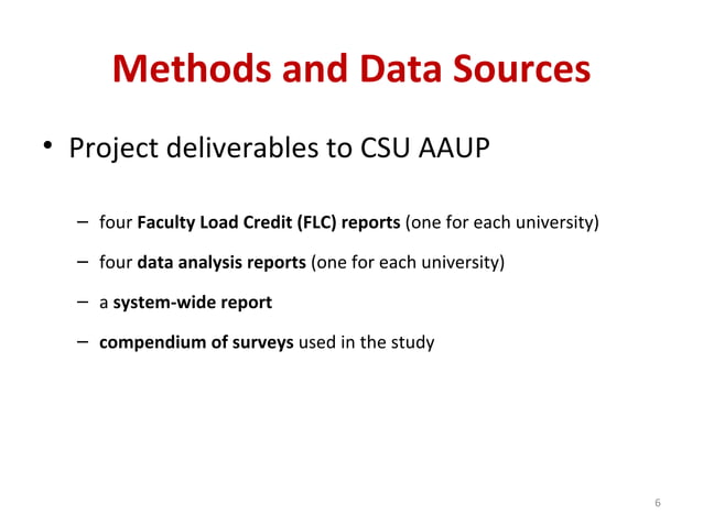 CCSU Presentation on Faculty Workload | PPT