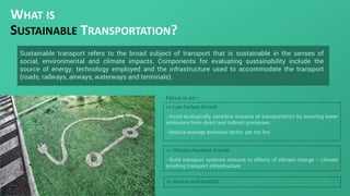 Sustainable Transportation | PDF