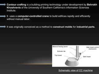 CONTOUR CRAFTING TECHNOLOGY | PPT | Civil Engineering Industry | Industries