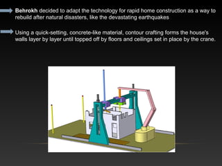 CONTOUR CRAFTING TECHNOLOGY | PPT | Civil Engineering Industry | Industries
