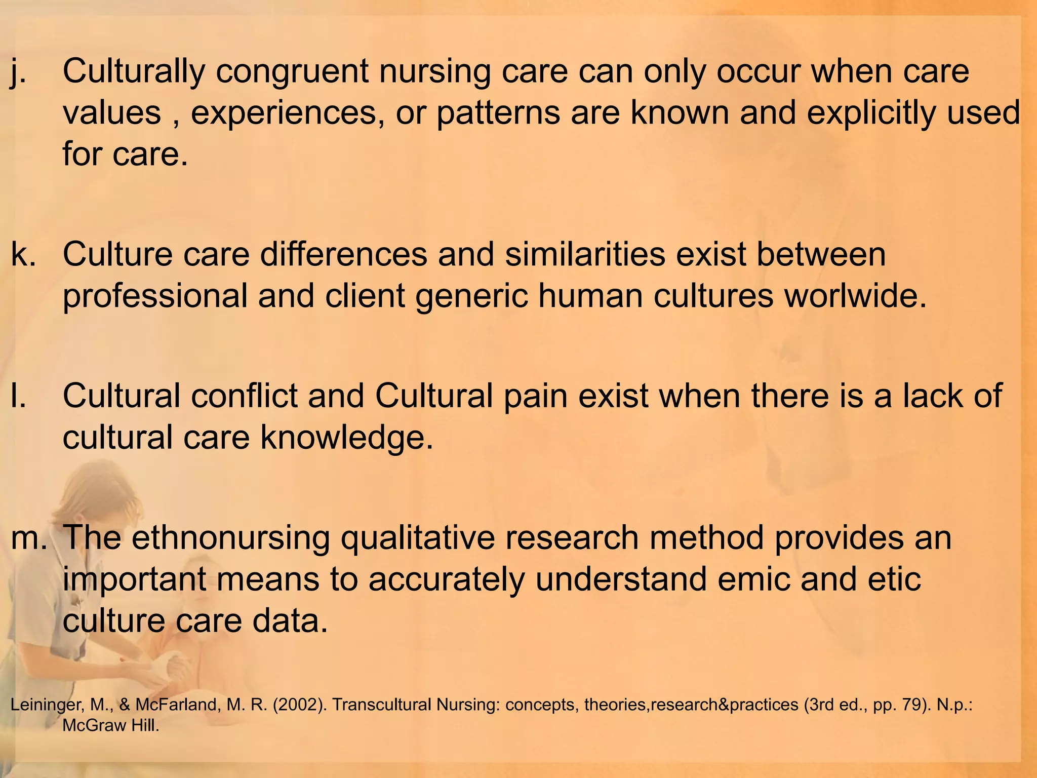 Culture Care Theory | PPT