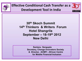 Case for Conditional Cash Transfer | PDF