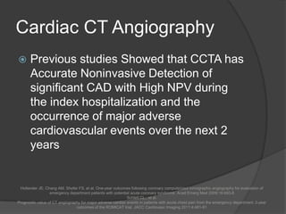 Ccta journal club | PPT