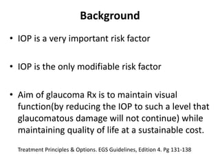CCT and TARGET PRESSURE in Glaucoma Management - Pfizer Symposium.pptx