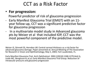 CCT and TARGET PRESSURE in Glaucoma Management - Pfizer Symposium.pptx