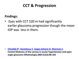 CCT and TARGET PRESSURE in Glaucoma Management - Pfizer Symposium.pptx
