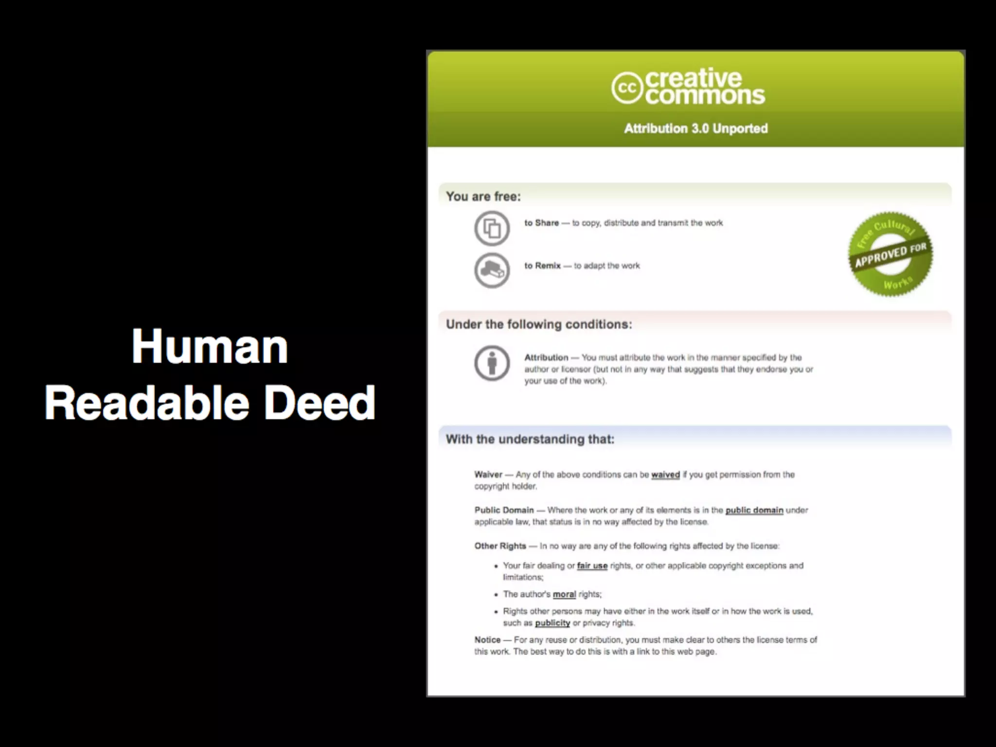 Creative Commons licensing and transparency | PDF