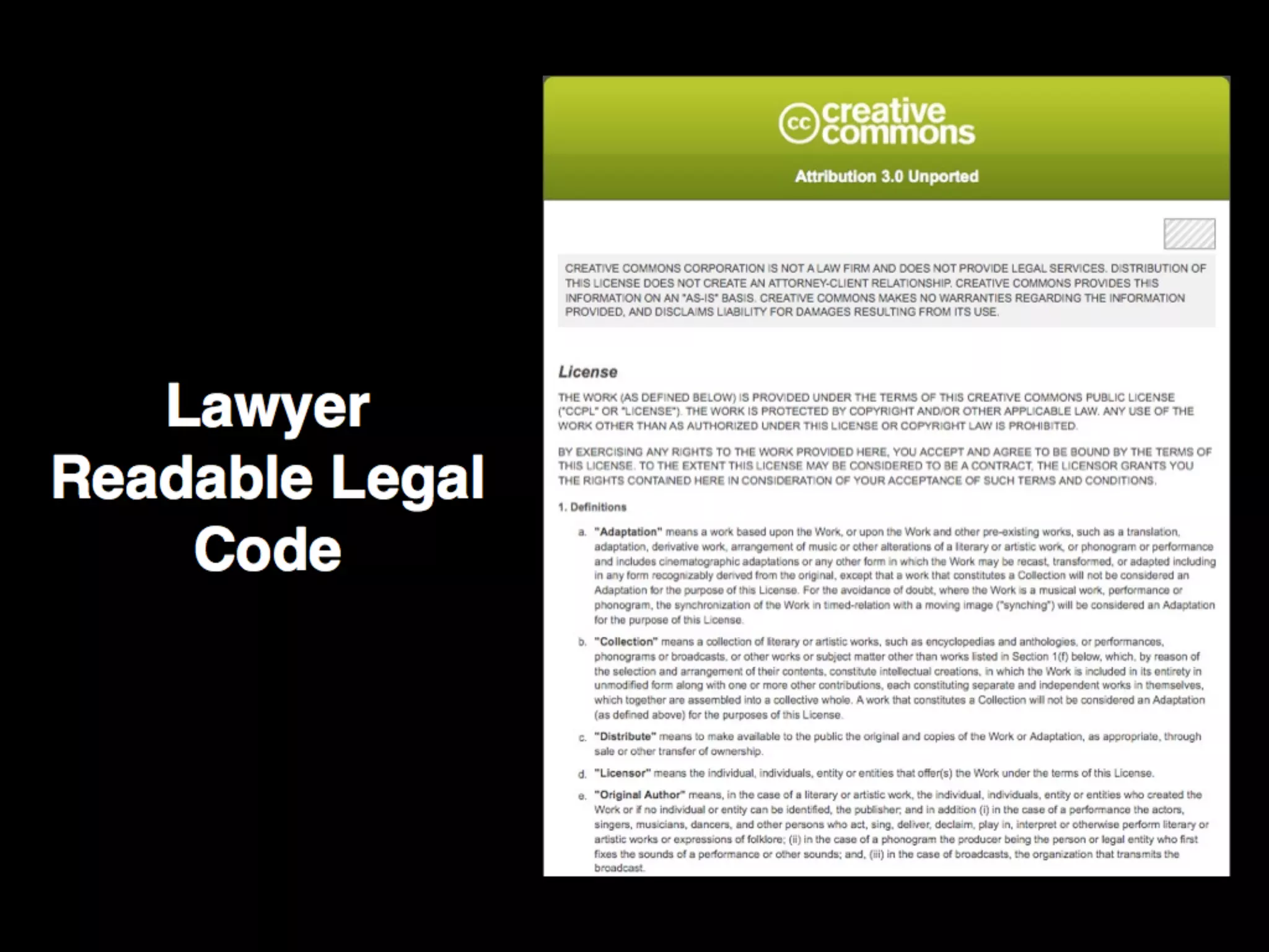 Creative Commons licensing and transparency | PDF