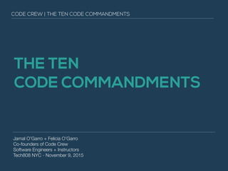 The Ten Code Commandments | PDF | Programming Languages | Computing