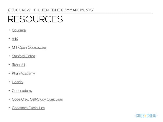 The Ten Code Commandments | PDF | Programming Languages | Computing