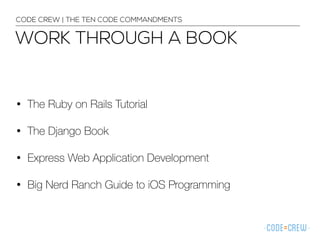 The Ten Code Commandments | PDF | Programming Languages | Computing