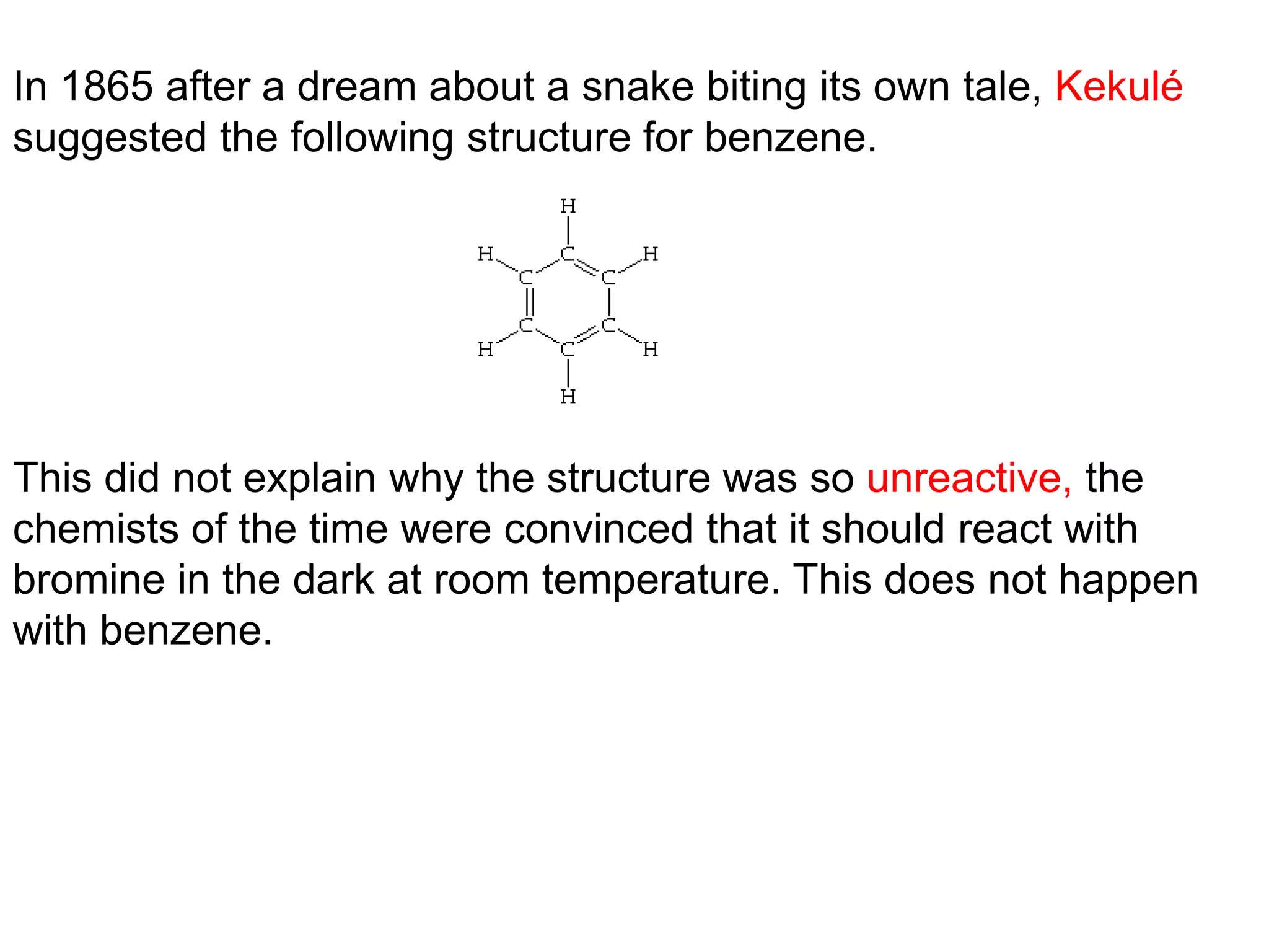 Cc the structure of benzene | PPT