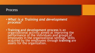 Training and Development | PPTX