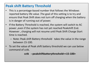 Dell Cctk support for newly added bios tokens | PPT