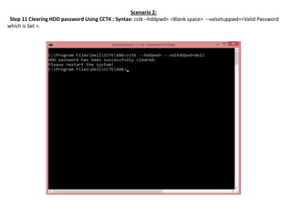 Cctk support for setting hdd password | PPTX