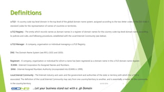 ccTLD BEST PRACTICE | PPT