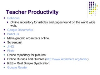 Integrating Web 2.0 Tools in the Math Classroom | PPT