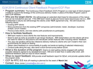 ClearCase Version Importer - a migration tool to Rational Team Concert ...