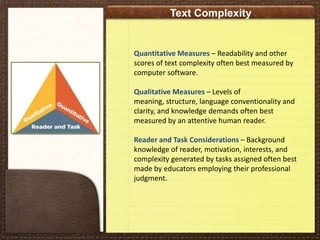 Introduction to ELA/Literacy PA Core Standards, Grades 9-12 | PPT