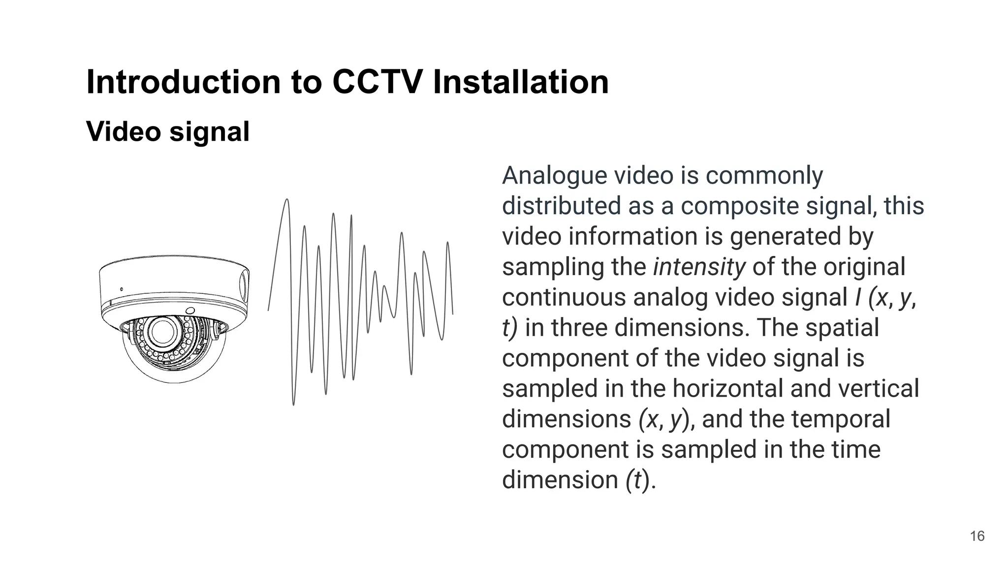 Cctv installation presentation for beginners | PDF