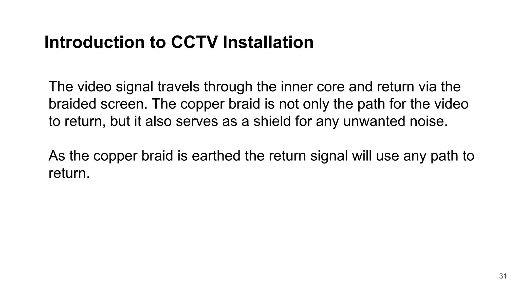 Cctv installation presentation for beginners | PDF