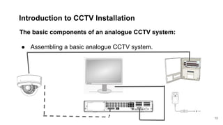 Cctv installation presentation for beginners | PDF