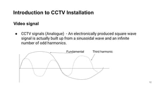Cctv installation presentation for beginners | PDF