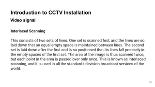 Cctv installation presentation for beginners | PDF