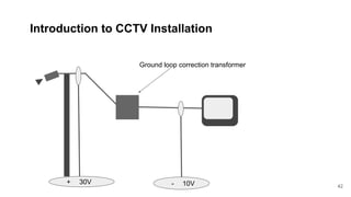 Cctv installation presentation for beginners | PDF
