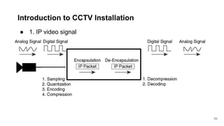 Cctv installation presentation for beginners | PDF