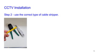 Cctv installation presentation for beginners | PDF