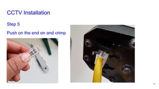 Cctv installation presentation for beginners | PDF