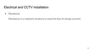 Cctv installation presentation for beginners | PDF