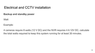 Cctv installation presentation for beginners | PDF