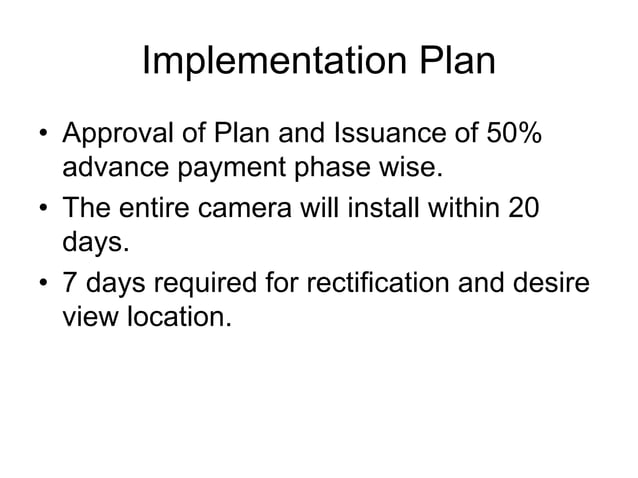 presentation about CCTV concepts and installation | PPT