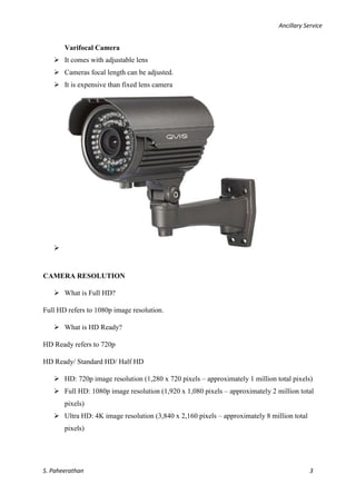 CCTV CAMERA & SELECTION CRITERIA , CAMERA IMAGE QUALITY | PDF