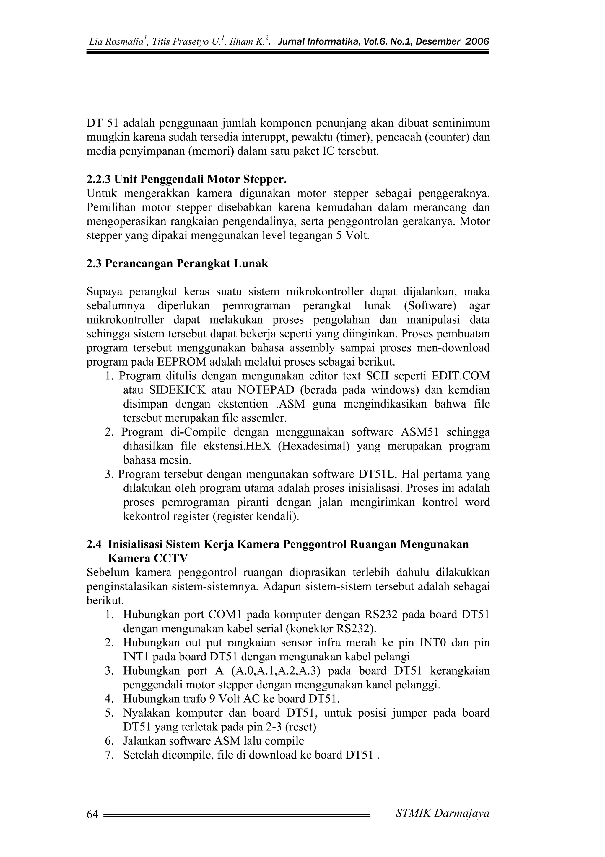 Cctv alat kontrol keamanan ruangan | PDF