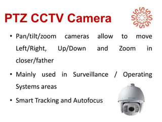 Types of CCTV Cameras & Uses - Techno Edge Systems | PPT