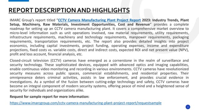 CCTV Camera Manufacturing Process, Machinery Requirements and Project ...