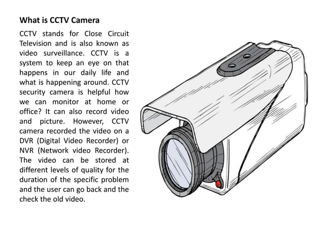 Cctv cameras | PPT