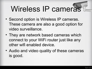 CCTV Camera Selection Guide | PPT