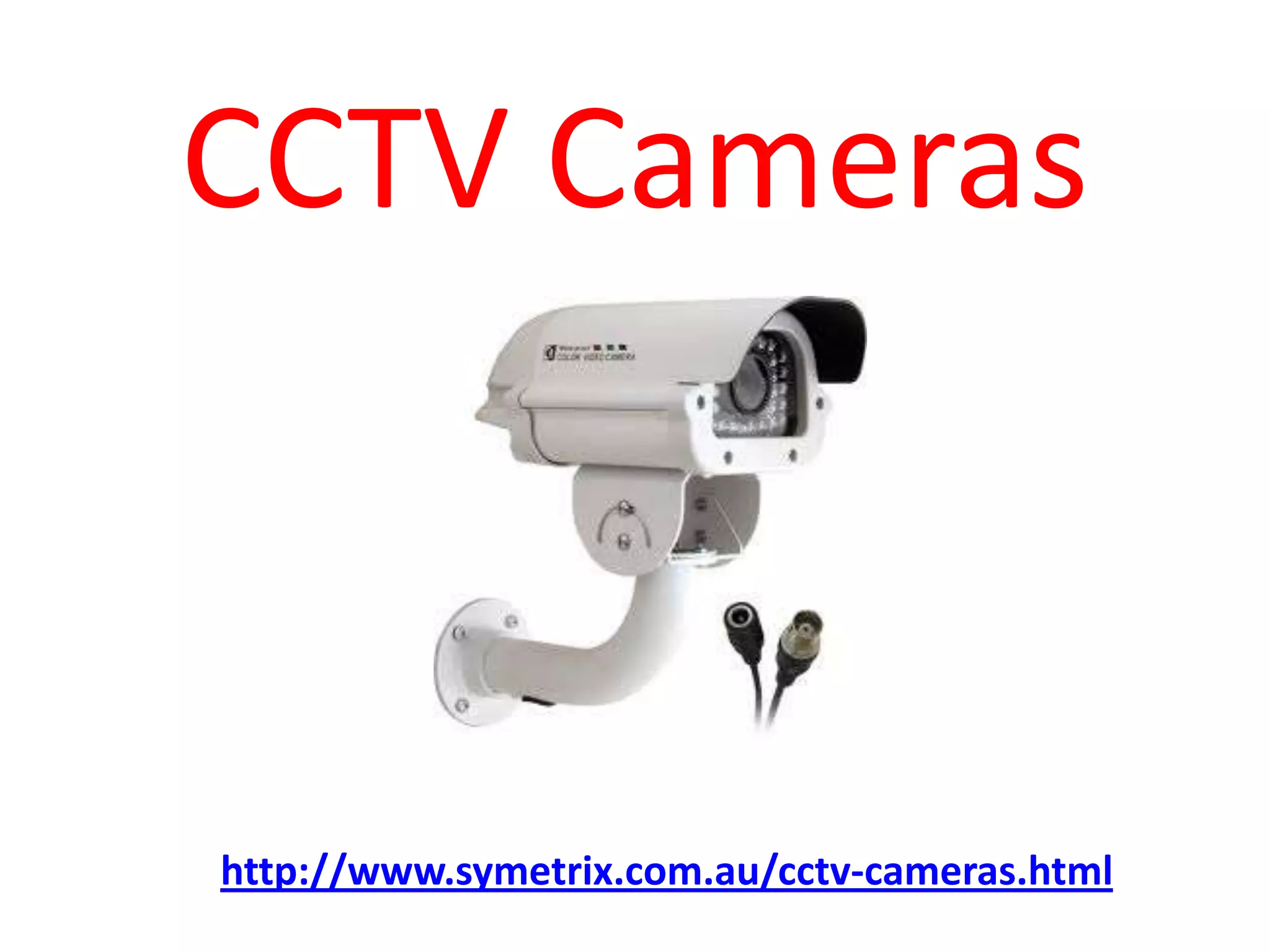 CCTV Cameras | PPT