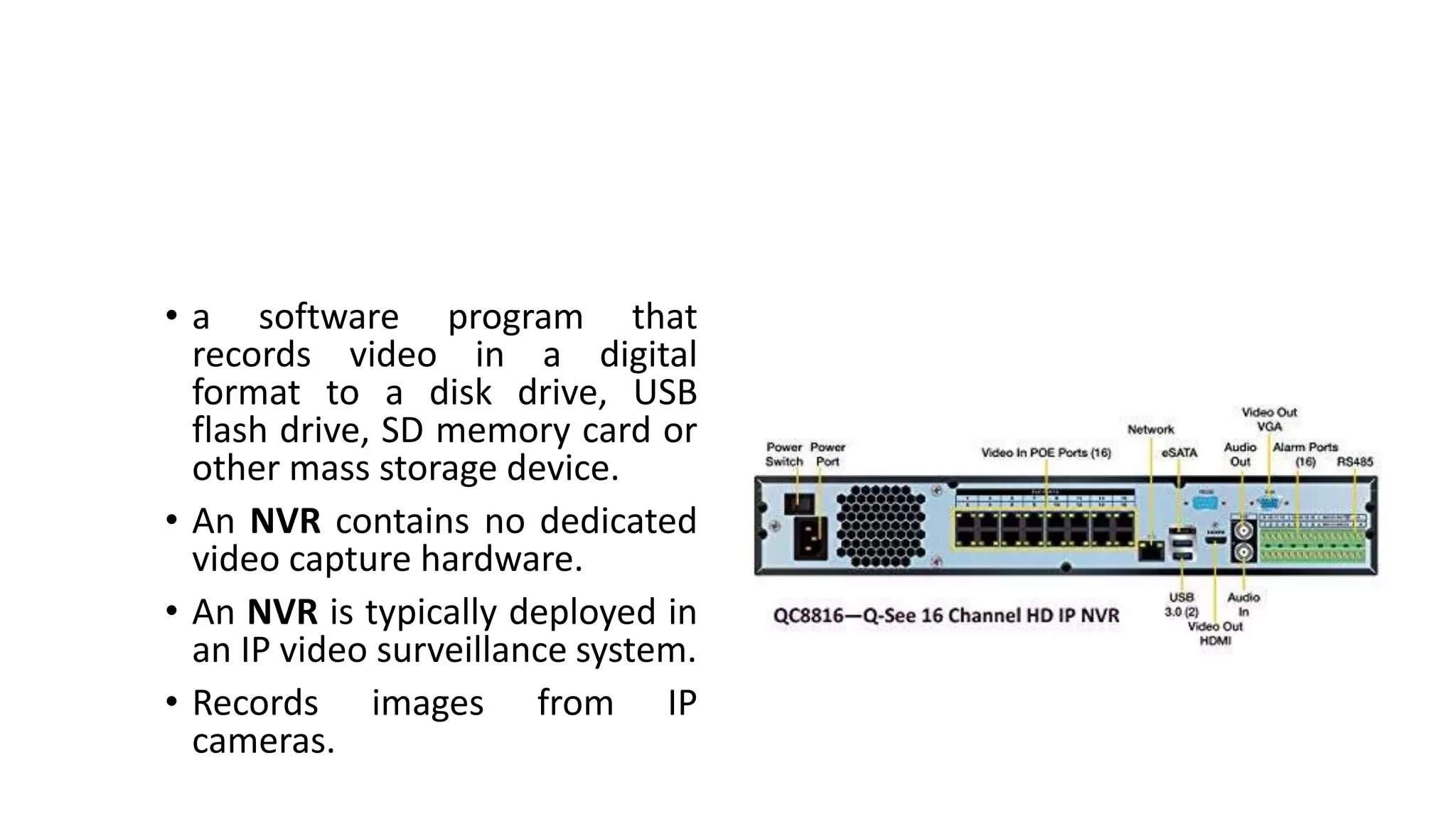 Cctv components | PPTX