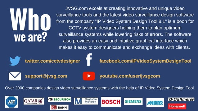 CCTV Design software: IP Video System Design Tool | PDF
